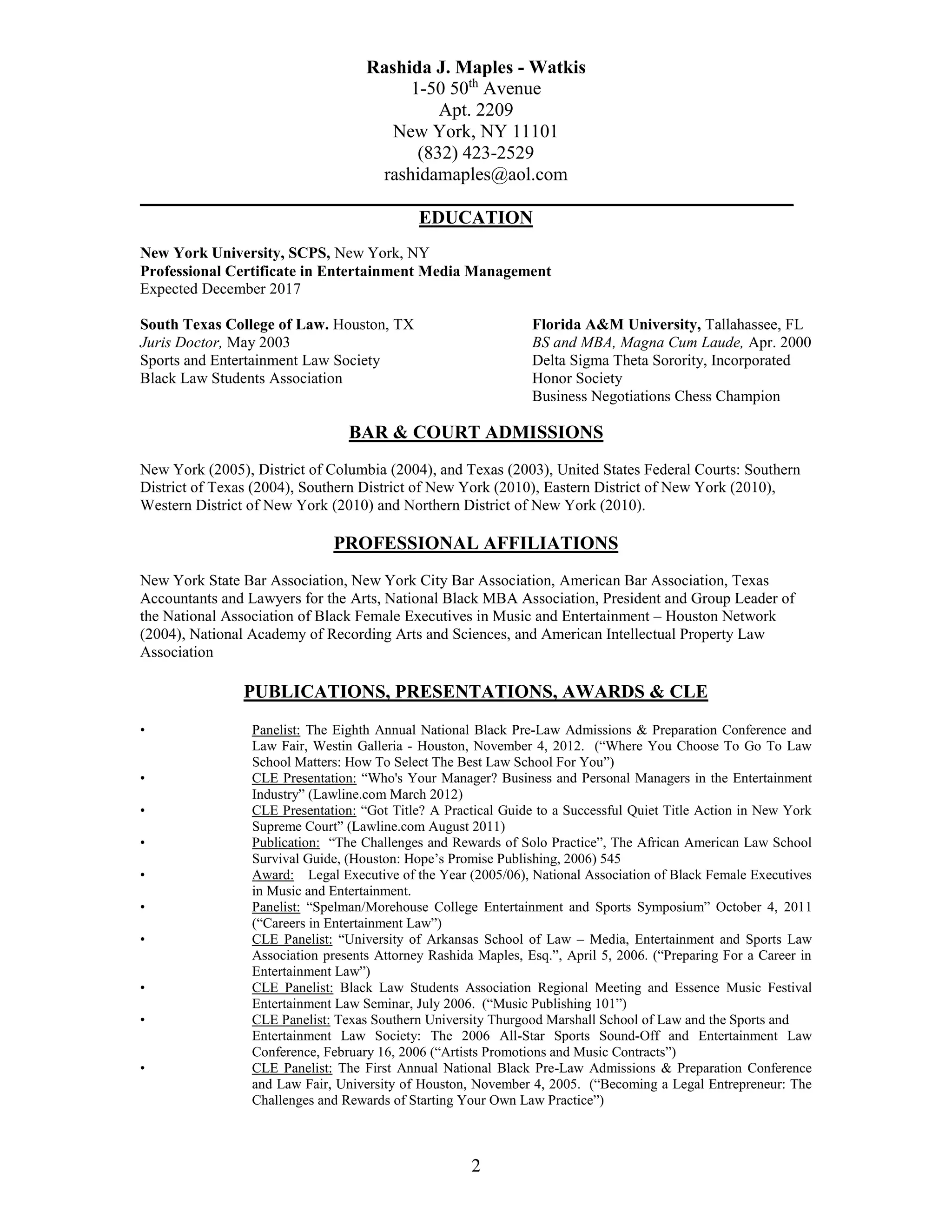 RashidaMaples Resume 11.16.16