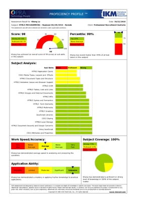 Khang Lu IKM Results | PDF
