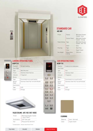 ECE Apto Home Office Hospital Elevators | PDF