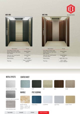 ECE Apto Home Office Hospital Elevators | PDF