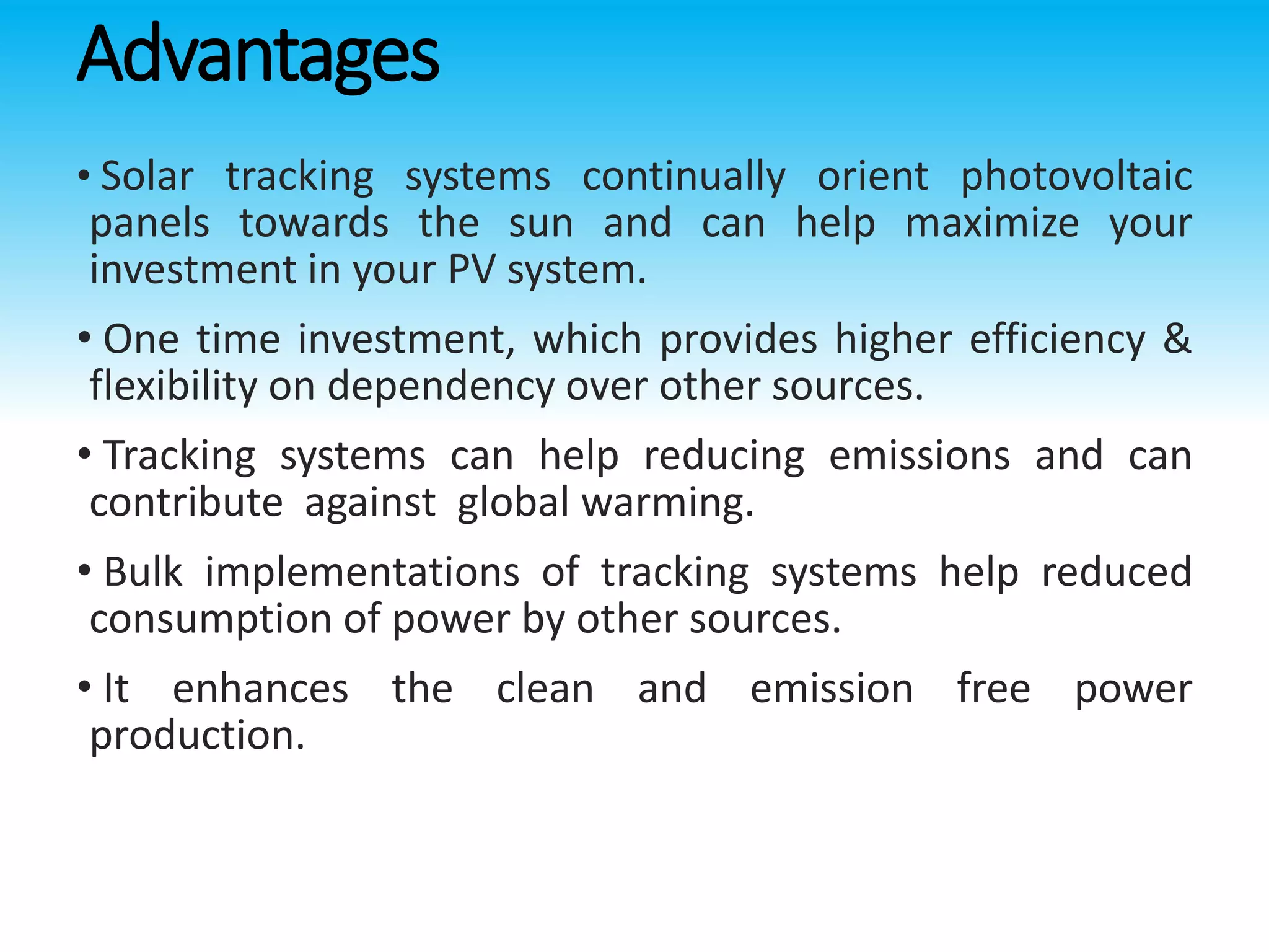 Automatic sun tracking system. ppt | PPTX