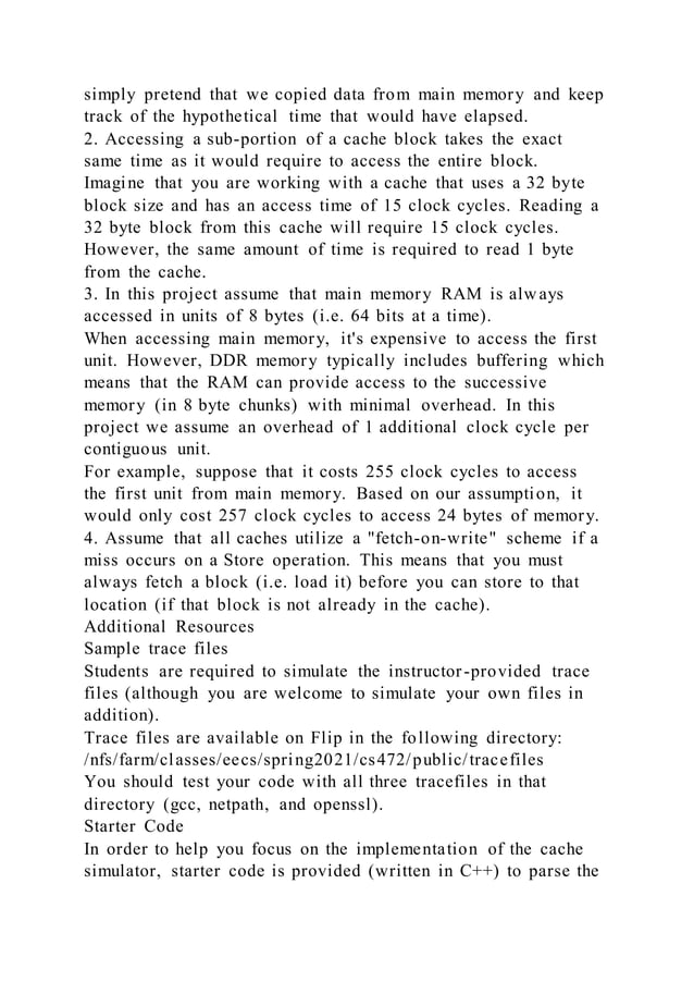 ECECS 472572 Final Exam ProjectRemember to check the errata | PDF