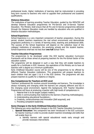 Ece curriculum framework edited version zero draft | PDF
