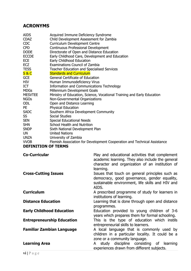 Ece curriculum framework edited version zero draft | PDF