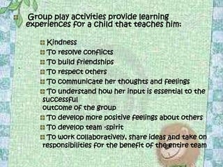 Eced 04 types of play (totoongreport) | PPTX
