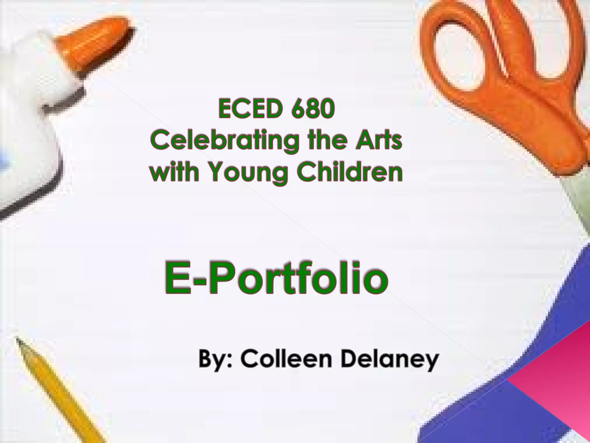 Eced 680 e portfolio final ppt | PPT