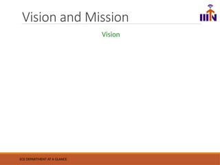 ECE department at a glance introduction to electronics | PPTX