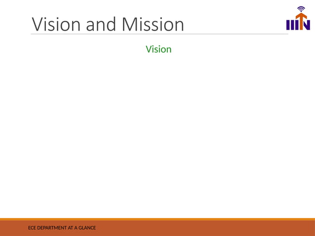 ECE department at a glance introduction to electronics | PPTX ...