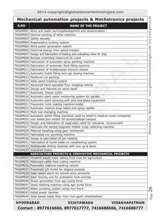IEEE/NON-IEEE PROJECTS FOR ALL BRANCHES | PDF