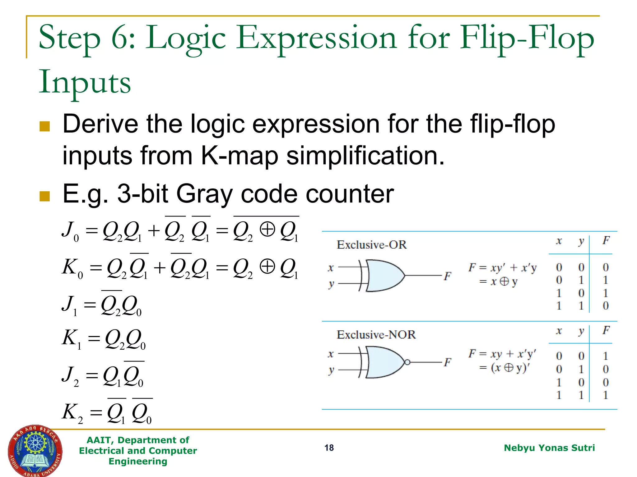 Eceg 3201-dld-lec 12-synchronous_counter_design | PPT