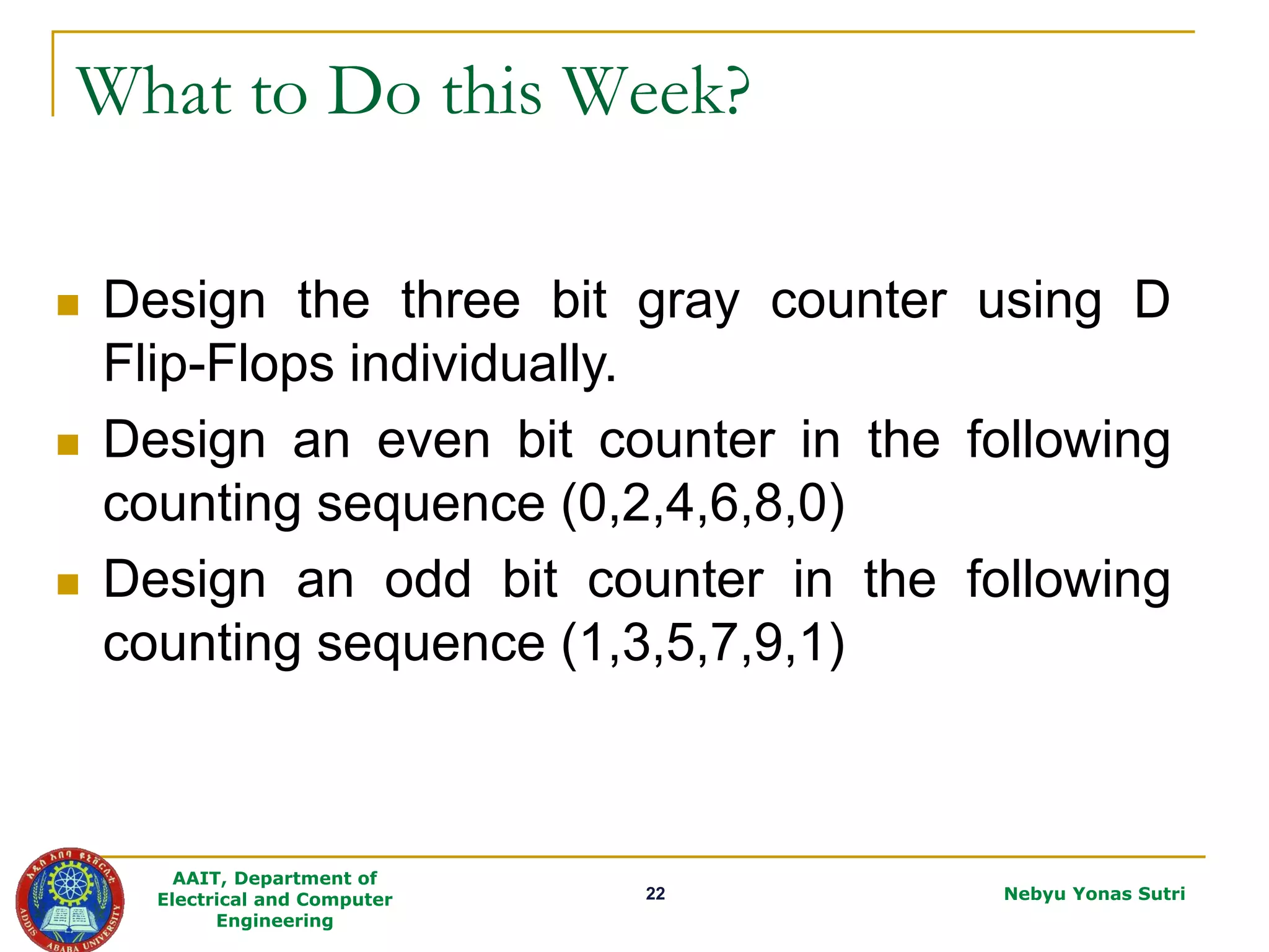 Eceg 3201-dld-lec 12-synchronous_counter_design | PPT