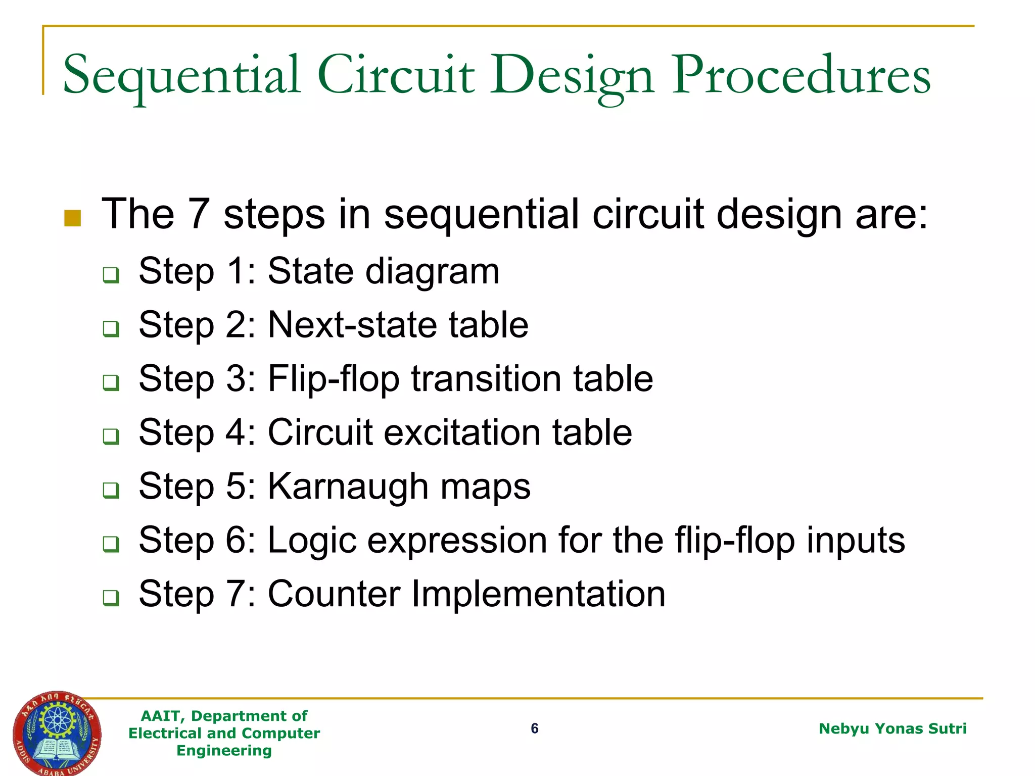 Eceg 3201-dld-lec 12-synchronous_counter_design | PPT