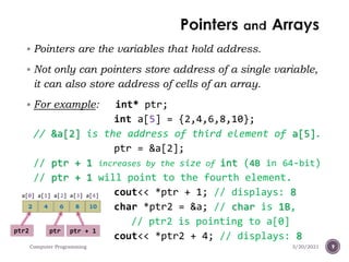 Computer programming course(c++ pointer)) | PPT