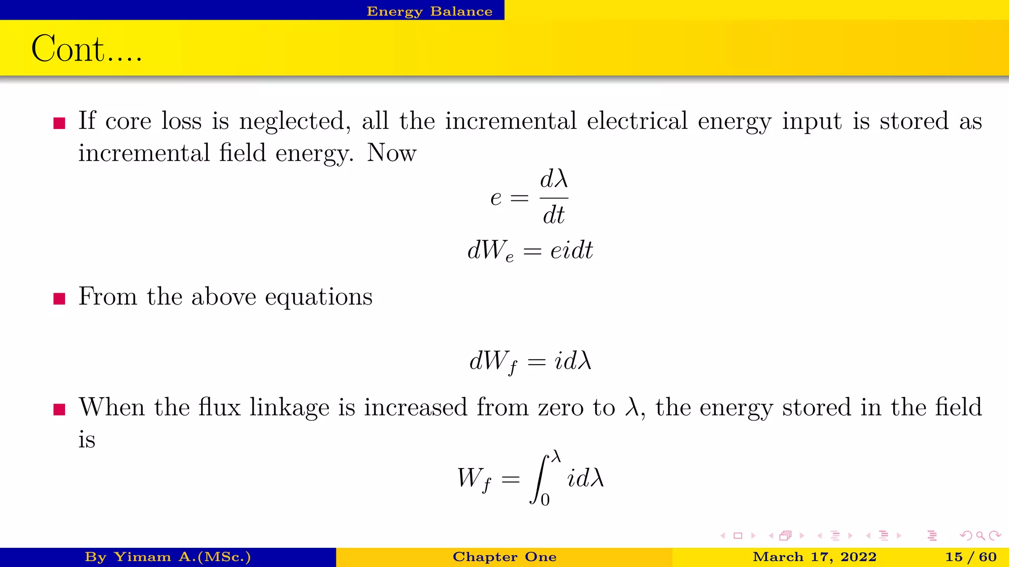 Principles of Electromechanical Energy Conversion | PDF