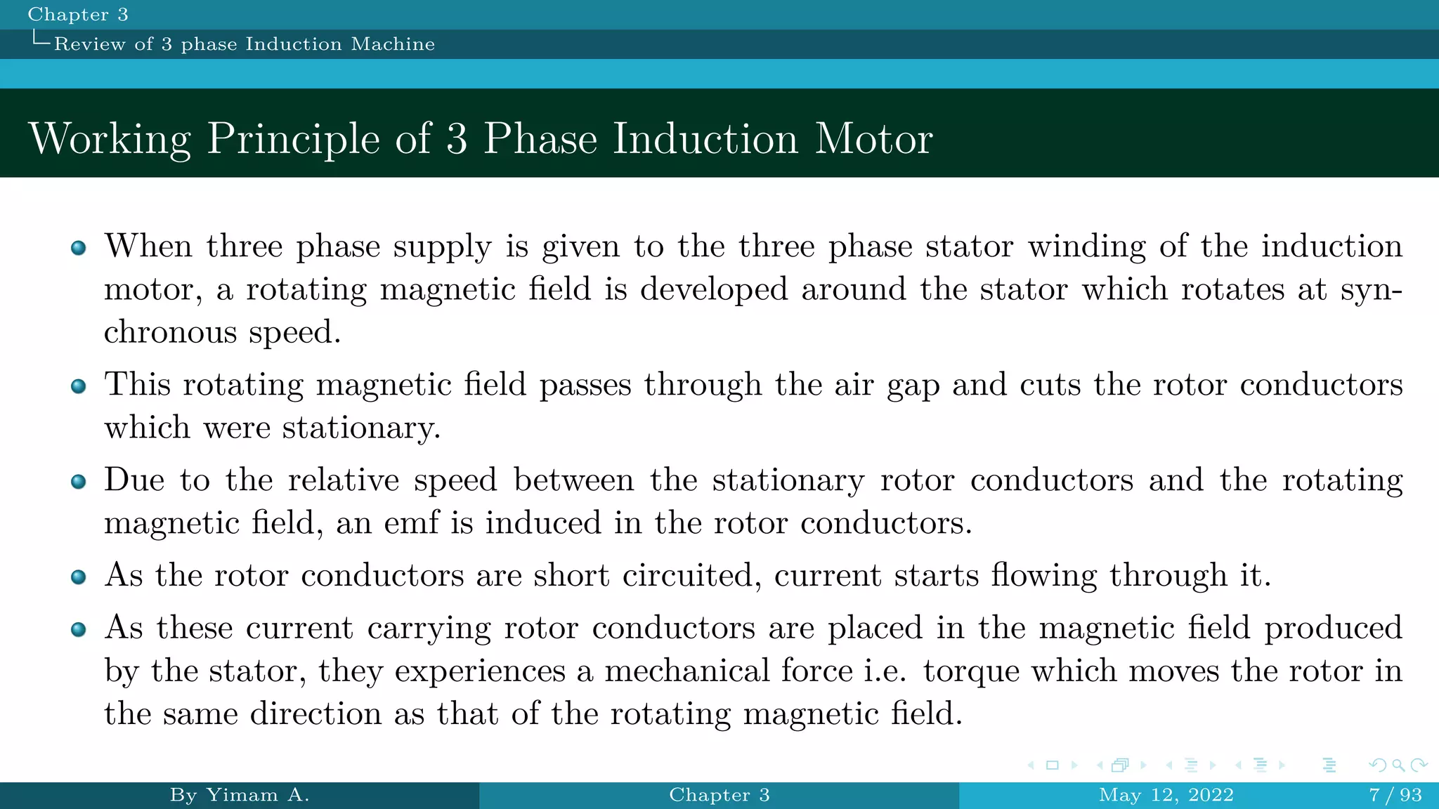 Three phase induction motors | PDF