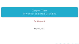 Three phase induction motors | PDF