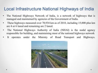 Ece impacts of infrastructural development on economy of india | PPTX