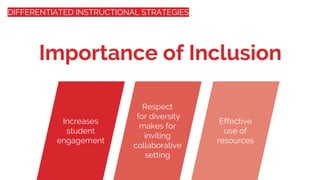 Differentiated Instructional Strategies: Meeting the needs of all ...
