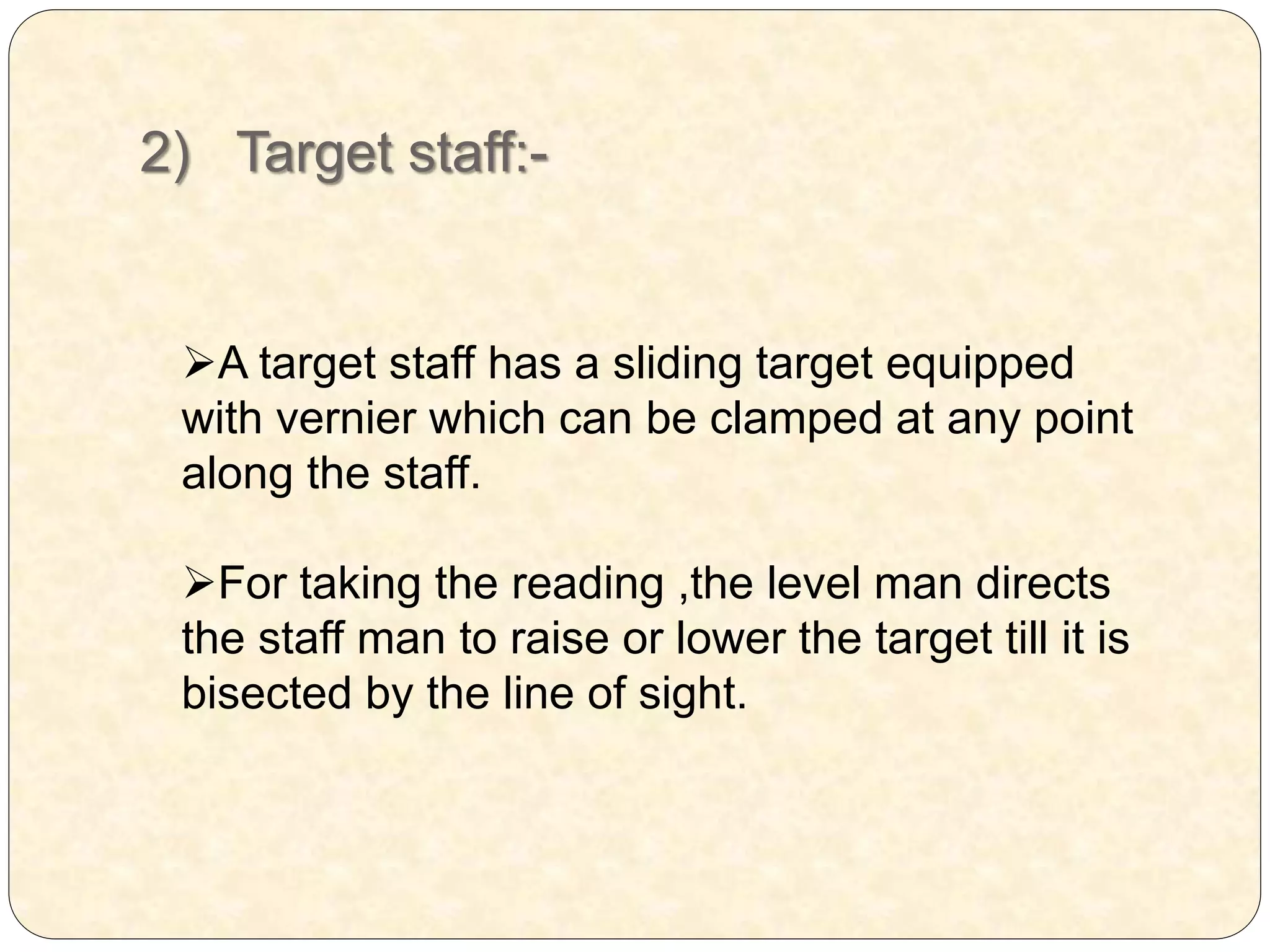 Ece(instruction of levelling) | PPTX