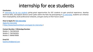 ece internship - ece internships - ece interns | PDF