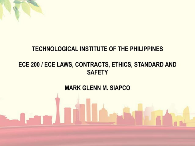 ece laws_Value-based and Off-the-job Safety report.pptx | Death, Injury, or Military Conflict ...