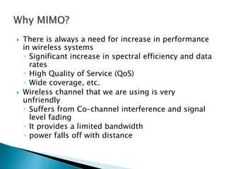 Ece mimo ppt | PPTX
