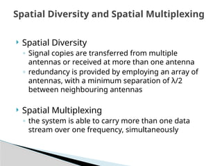 Seminar on multiple input multiple output system | PPTX
