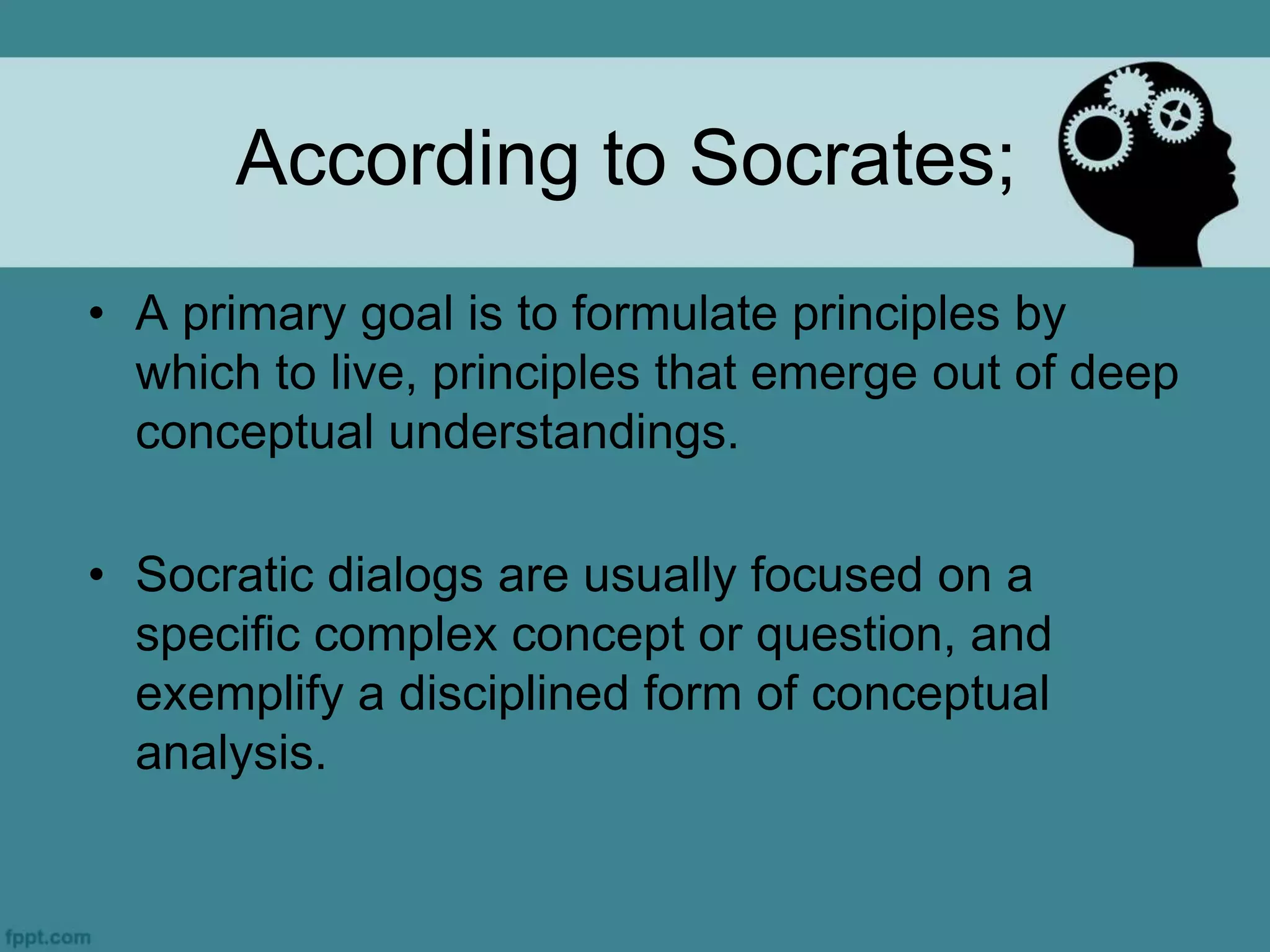 Socratic questioning - Elt 738 | PPTX