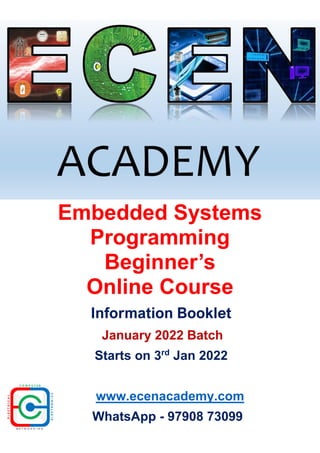 ECEN Academy Embedded Systems Programming Jan2022 batch | PDF