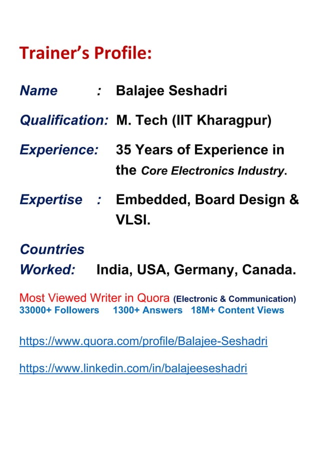 ECEN Academy Embedded Systems Programming Jan2022 batch | PDF