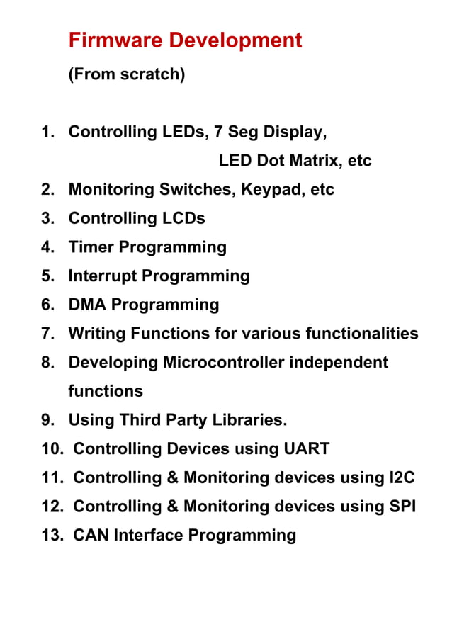ECEN Academy Embedded Systems Programming Jan2022 batch | PDF