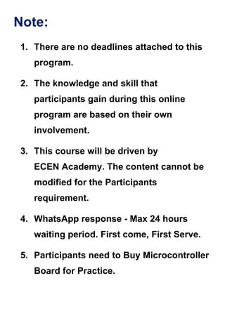 ECEN Academy Embedded Systems Programming Jan2022 batch | PDF