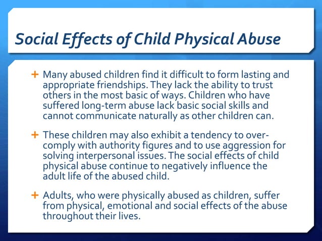 physical Child Abuse | PPTX | Injuries | Diseases and Conditions