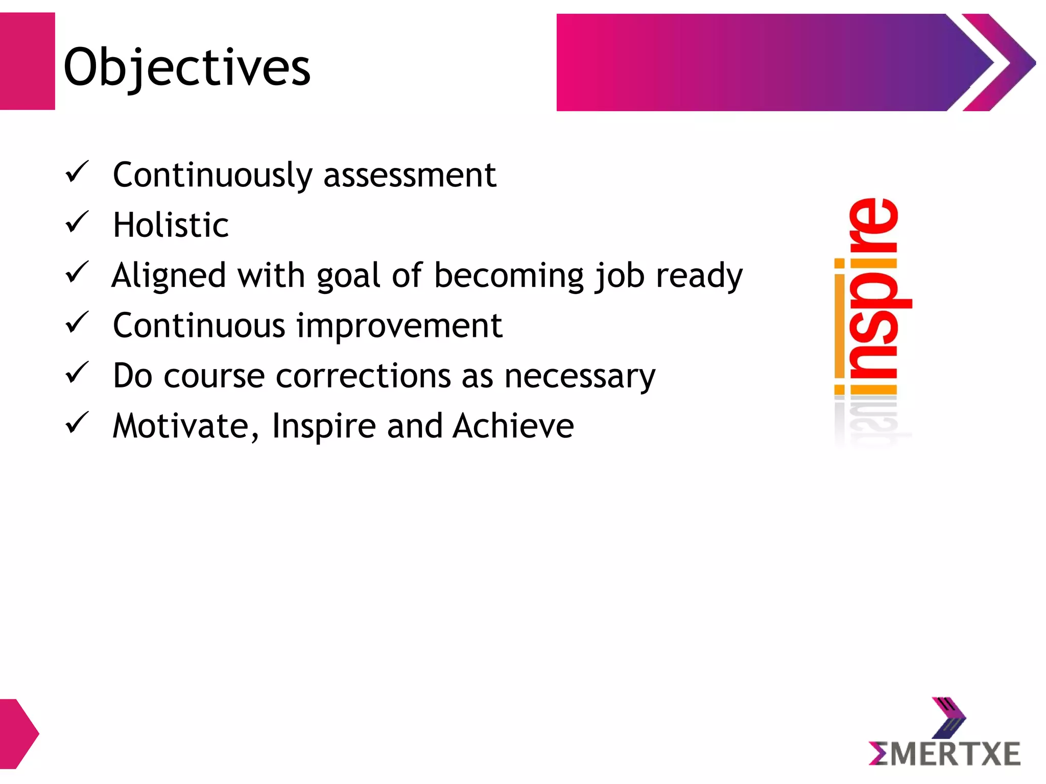 Emertxe Certified Embedded Professional (ECEP): Assessment system | PDF