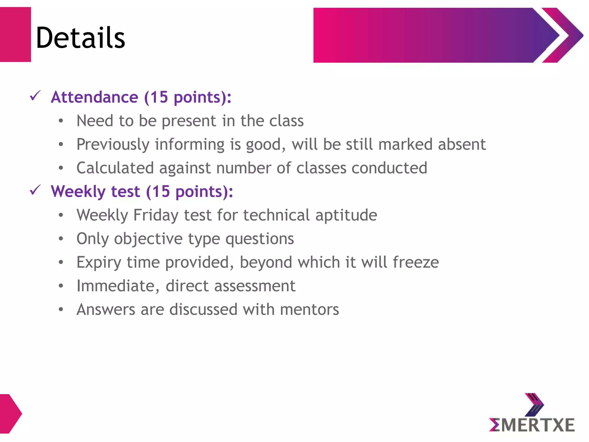 Emertxe Certified Embedded Professional (ECEP): Assessment system | PDF