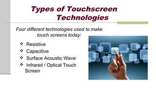 Touch Screen Technology | PPT