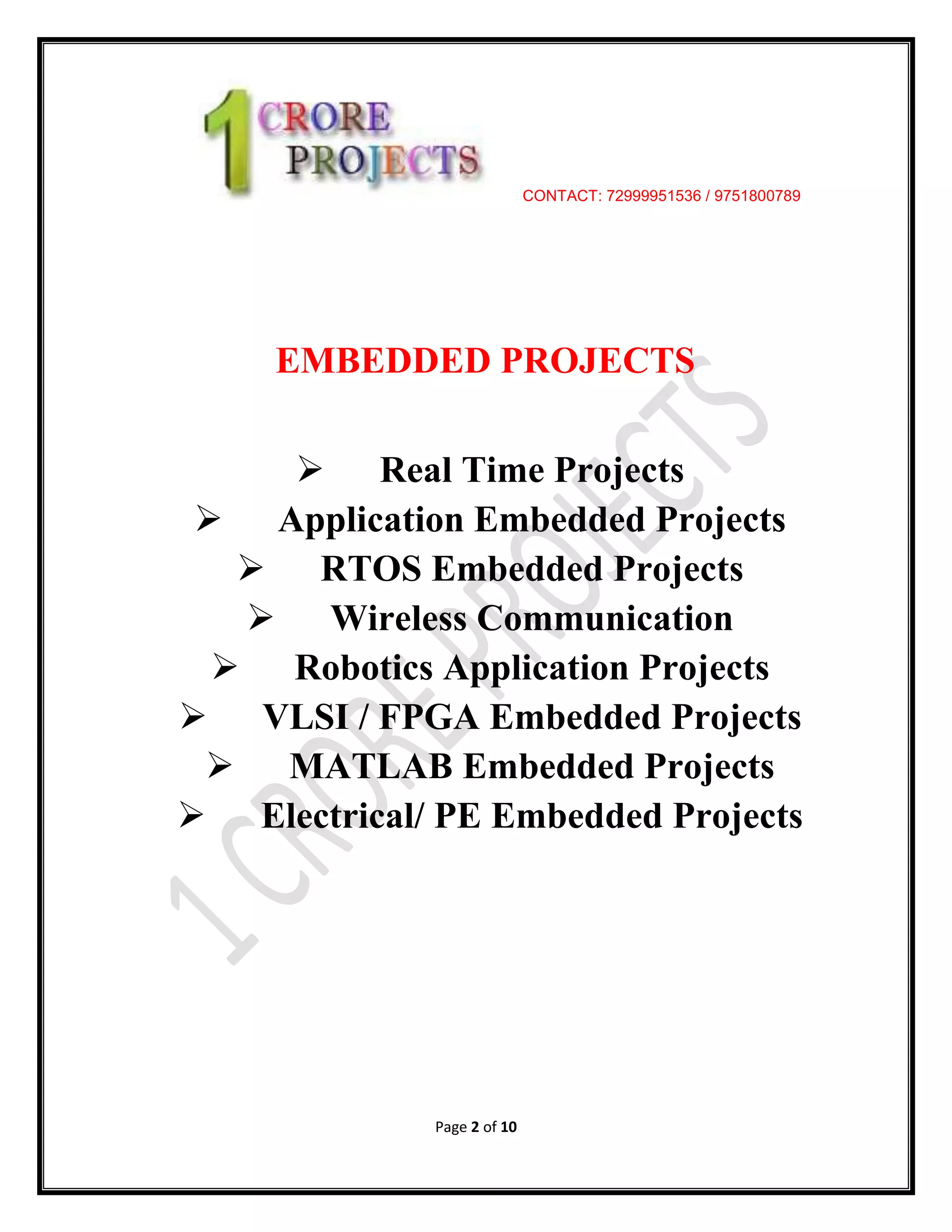 IEEE Projects ece projects | DOCX