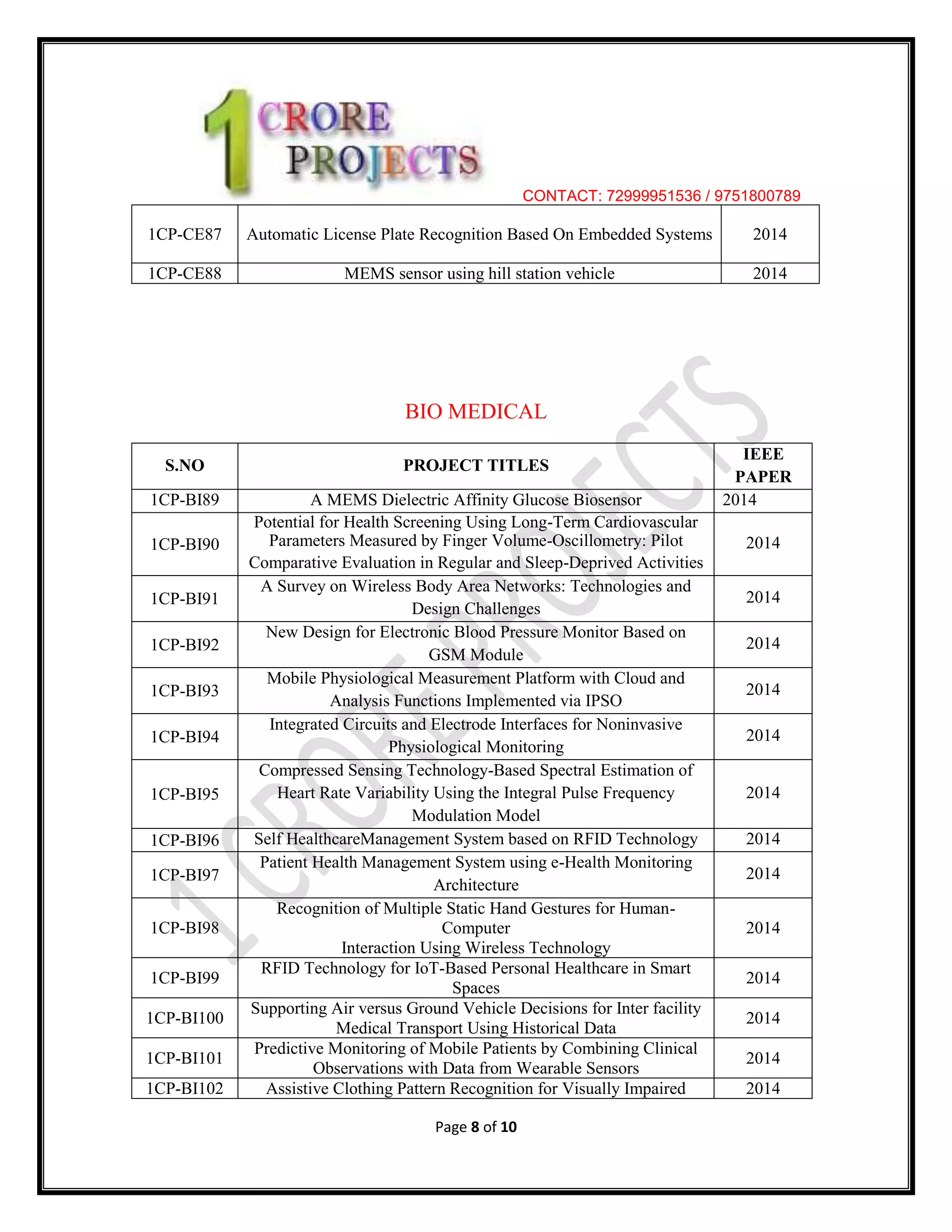 IEEE Projects ece projects | PDF