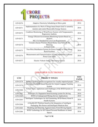 IEEE Projects ece projects | DOCX