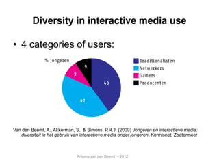Ecer 2012: social media in education | PPT