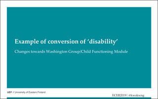 Adapting physical activity survey instruments for Inclusive Education ...