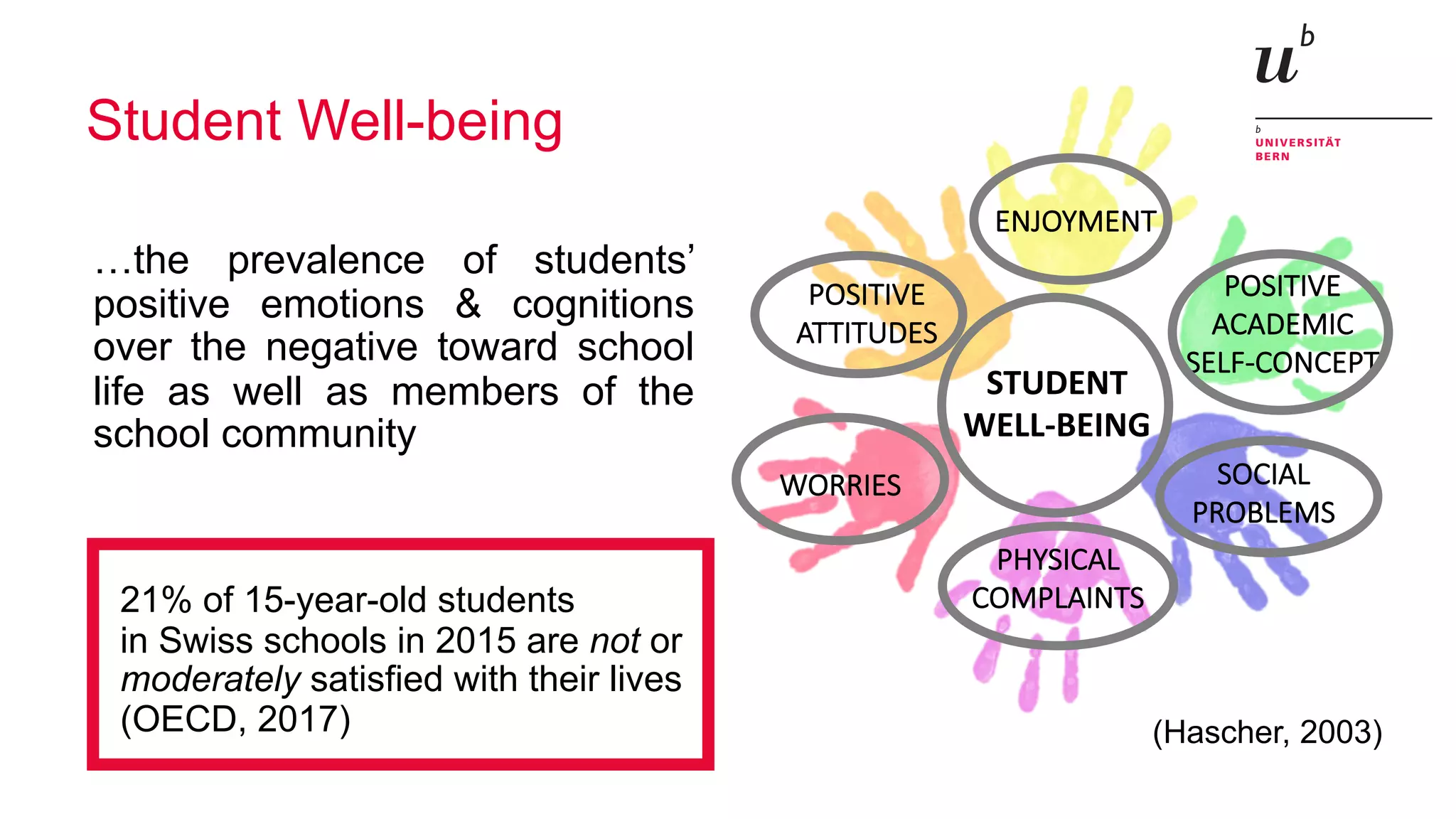 Well-Being of Primary and Secondary School Students: A Longitudinal ...