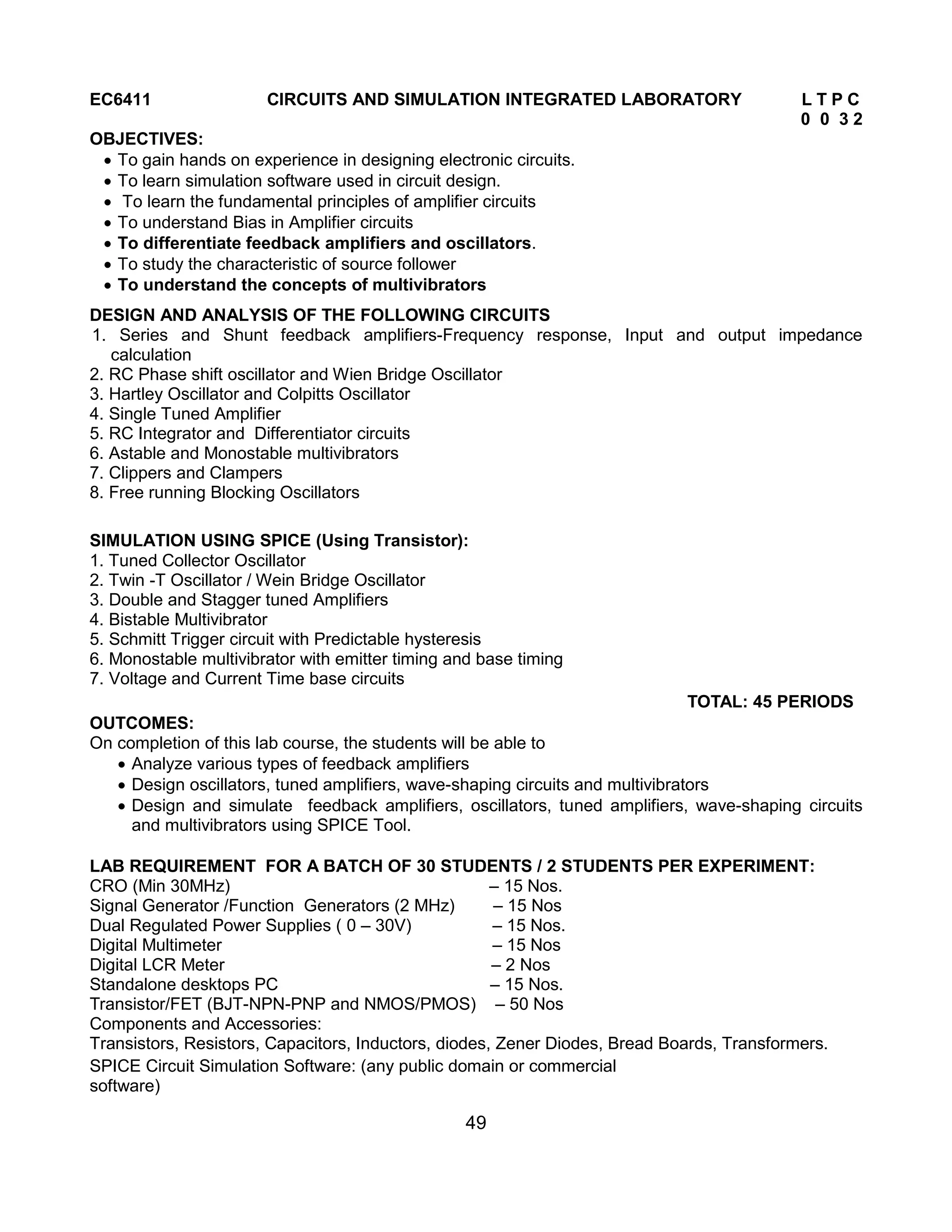 Ece syllabus anna university | PDF