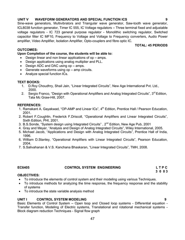 Ece syllabus anna university | PDF