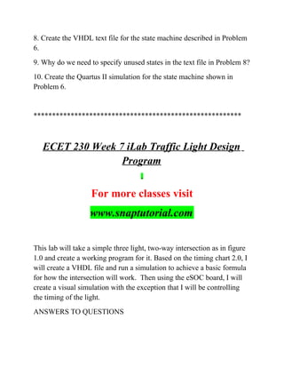 ECET 230 Technology levels--snaptutorial.com
