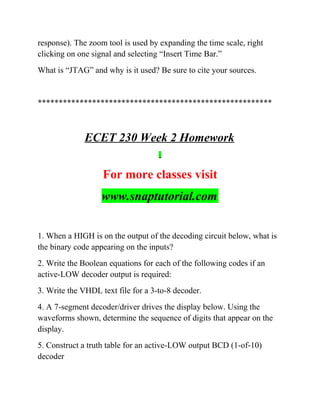 ECET 230 Massive Success--snaptutorial.com