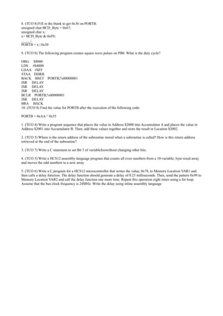 Ecet 330 final exam new 2016 | PDF