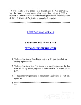 Ecet 340 Teaching Effectively--tutorialrank.com