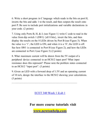 Ecet 340 Education is Power/newtonhelp.com