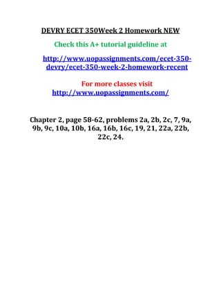 ECET 350 Entire Course NEW | DOCX | Consumer Electronics | Technology ...